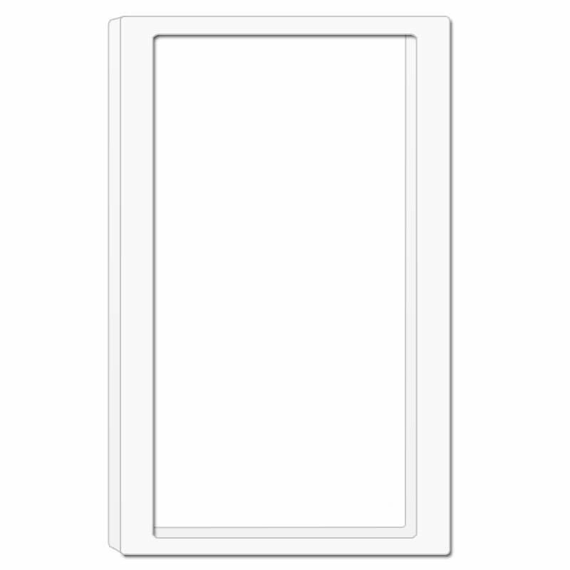 Gap Filler Support Ring for Electrical Wall Plate Cover - 1 Gang