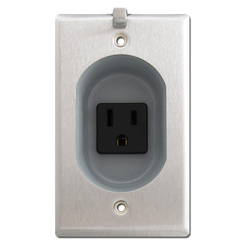 Recessed Outlet Receptacles, Deep Outlets for Flat Panel TV or Monitor