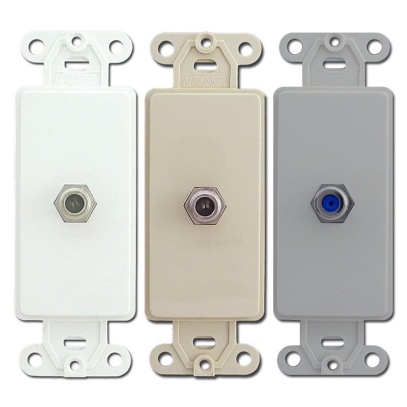 Inserts, Fillers, Wall Jack Adapters for Creating Custom Switch Plates