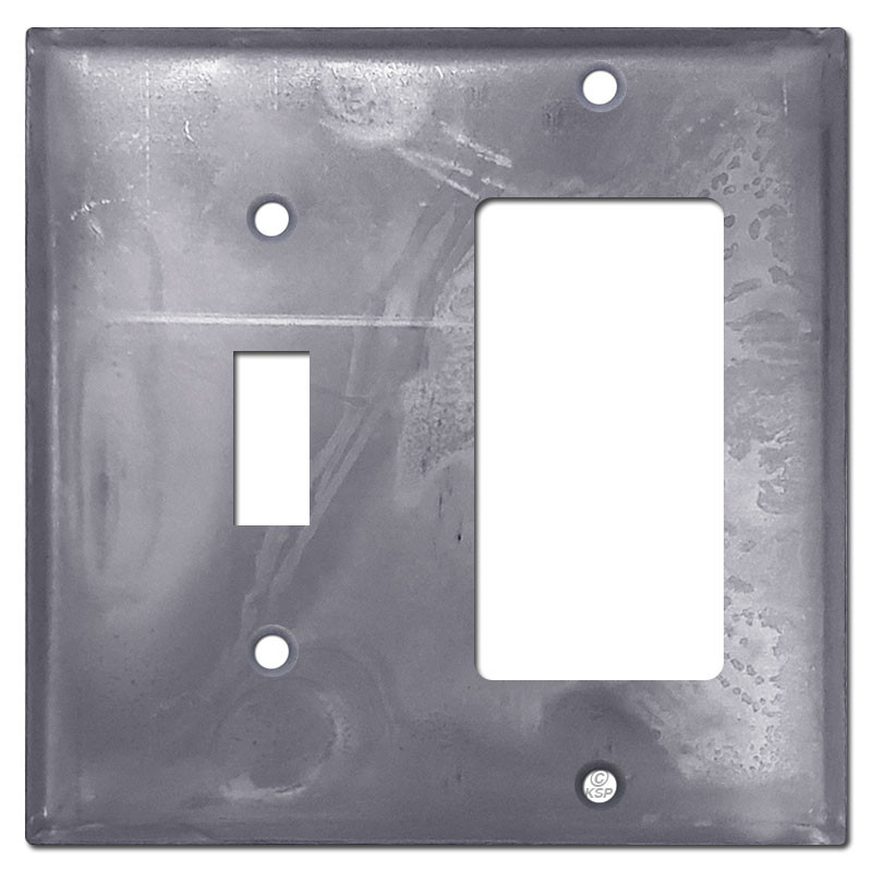Raw Steel Wall Switch Plates & Outlet Covers