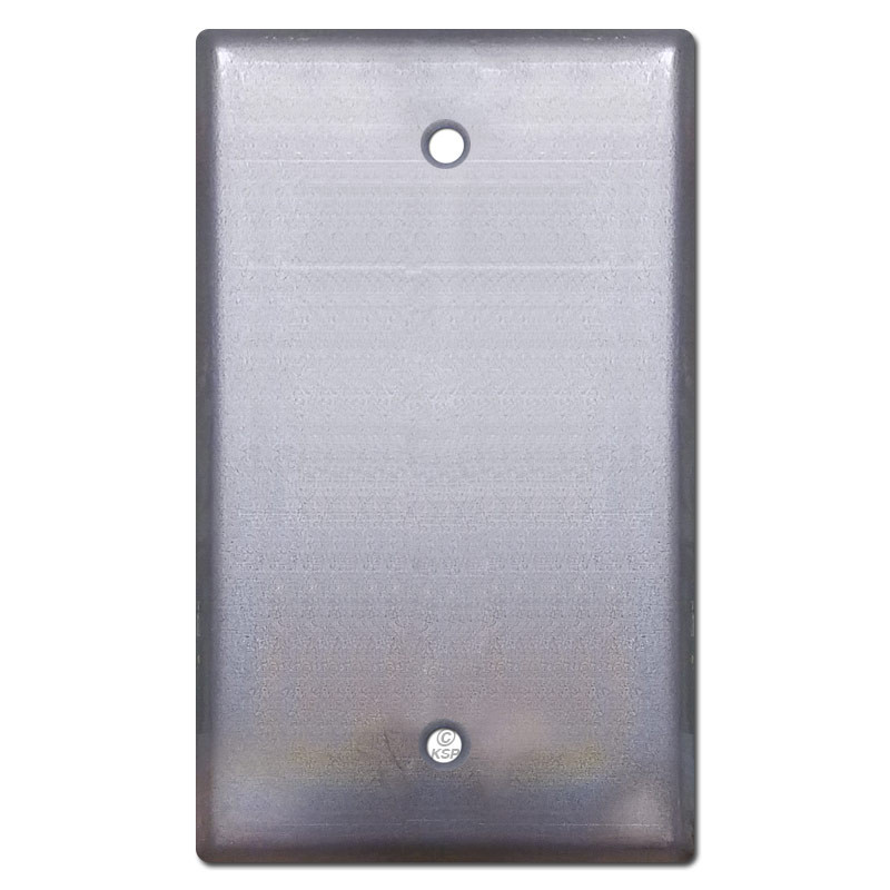 Raw Steel Wall Switch Plates & Outlet Covers