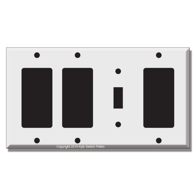 4 Gang Wall Plates | Kyle Switch Plates
