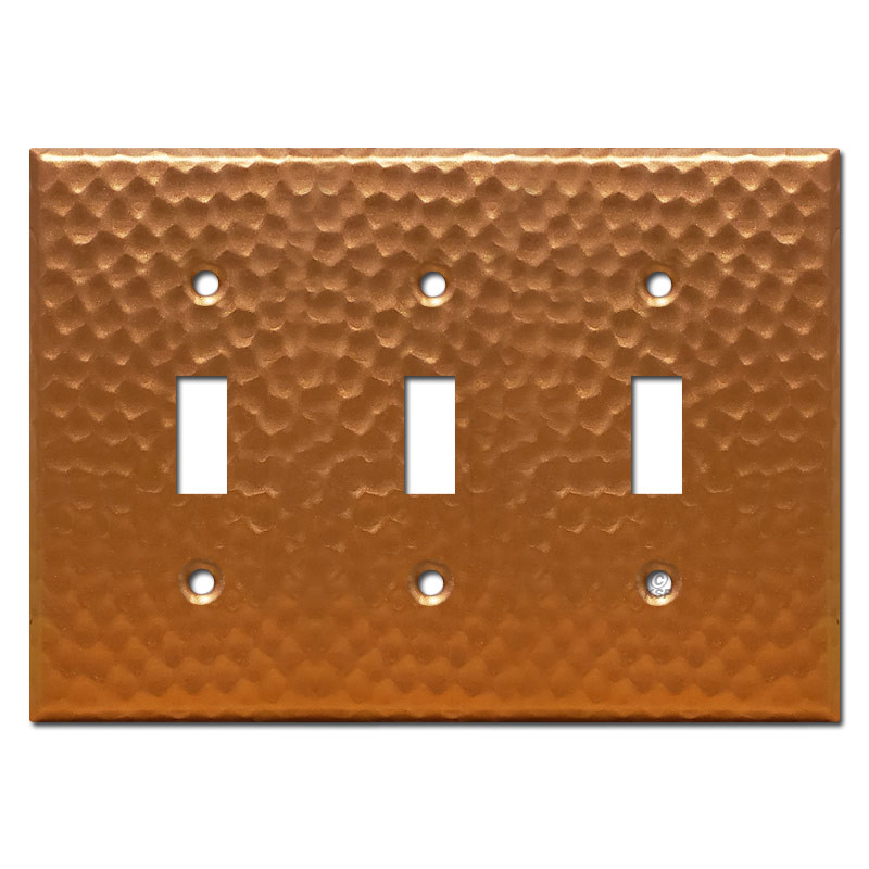 Copper Switch Plate Labels for Identifying Switches