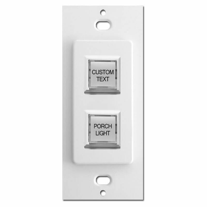 Touch-Plate Industrial Low Volt 2-Momentary Switch Unit