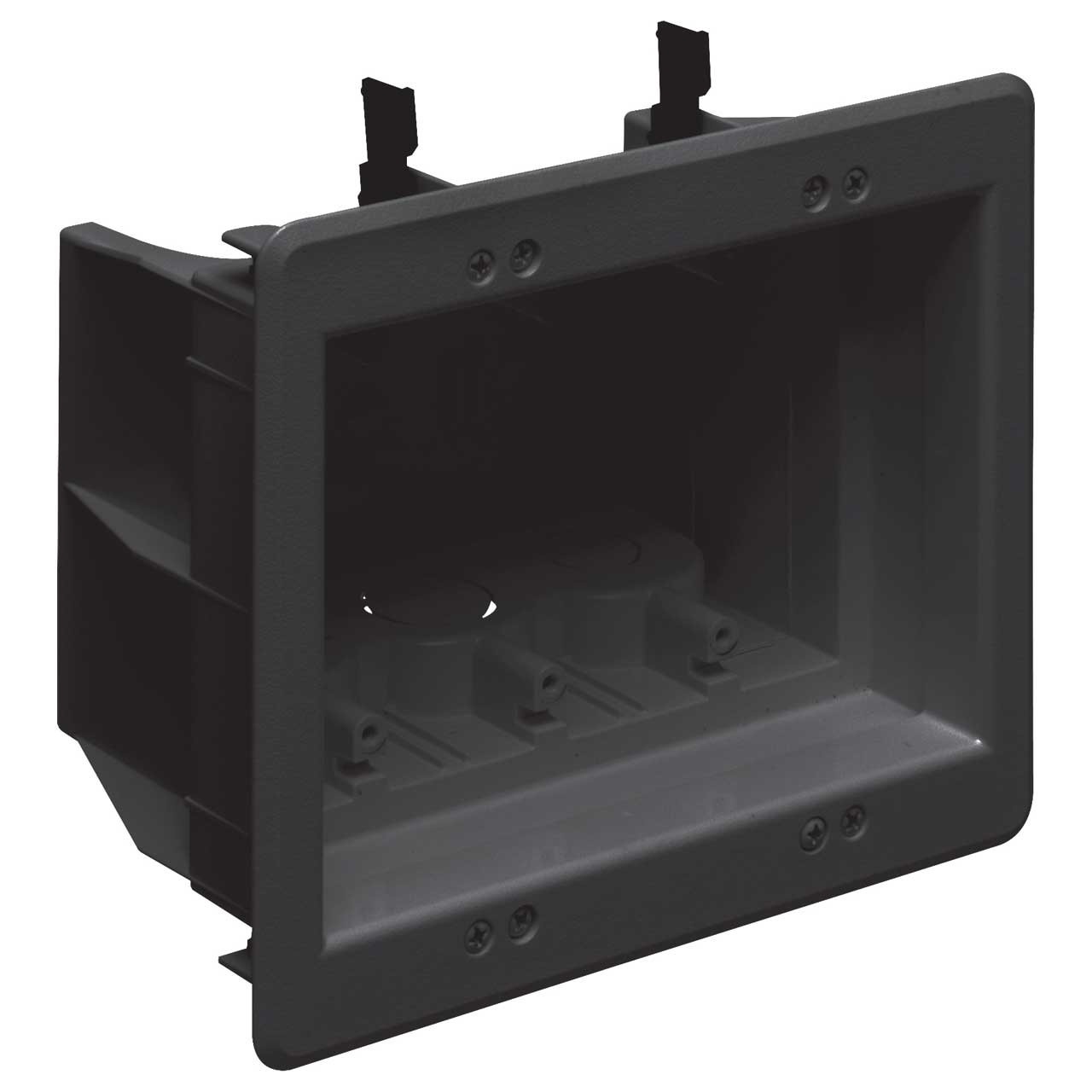Recessed Electrical Box for Deep Outlets & Cables 2-Gang