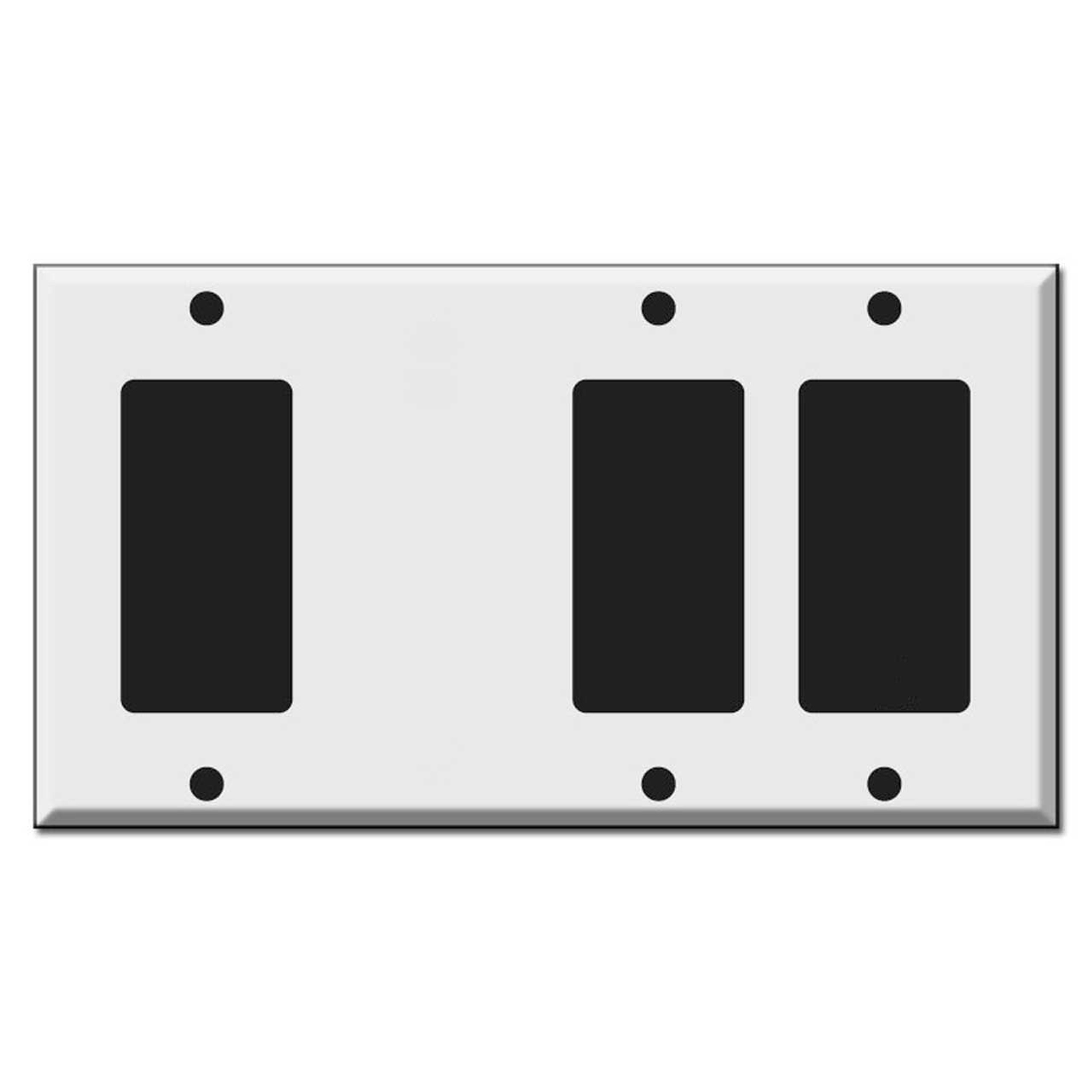 4 Gang Wall Plates Kyle Switch Plates