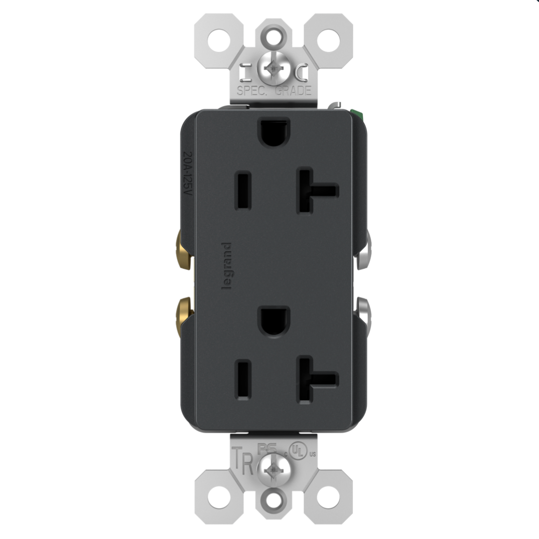 Graphite Electrical Outlets & Light Switches | Kyle Switch Plates