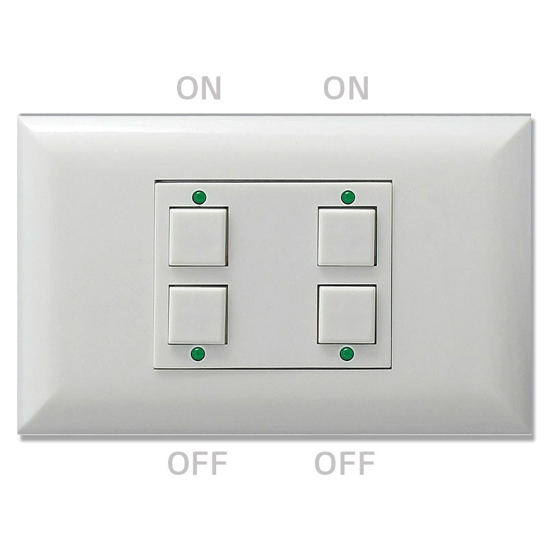 GE Low Volt Classic LED Pilot Light Switches - 2 Switch Pairs