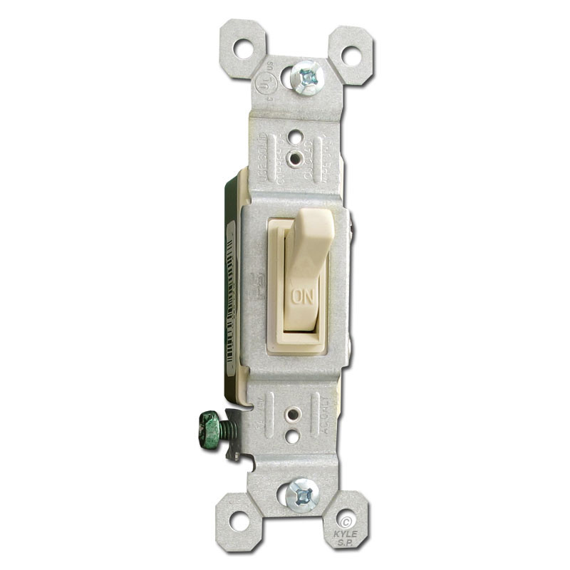 15A Toggle Light Switches Leviton 1451 | Kyle Switch Plates
