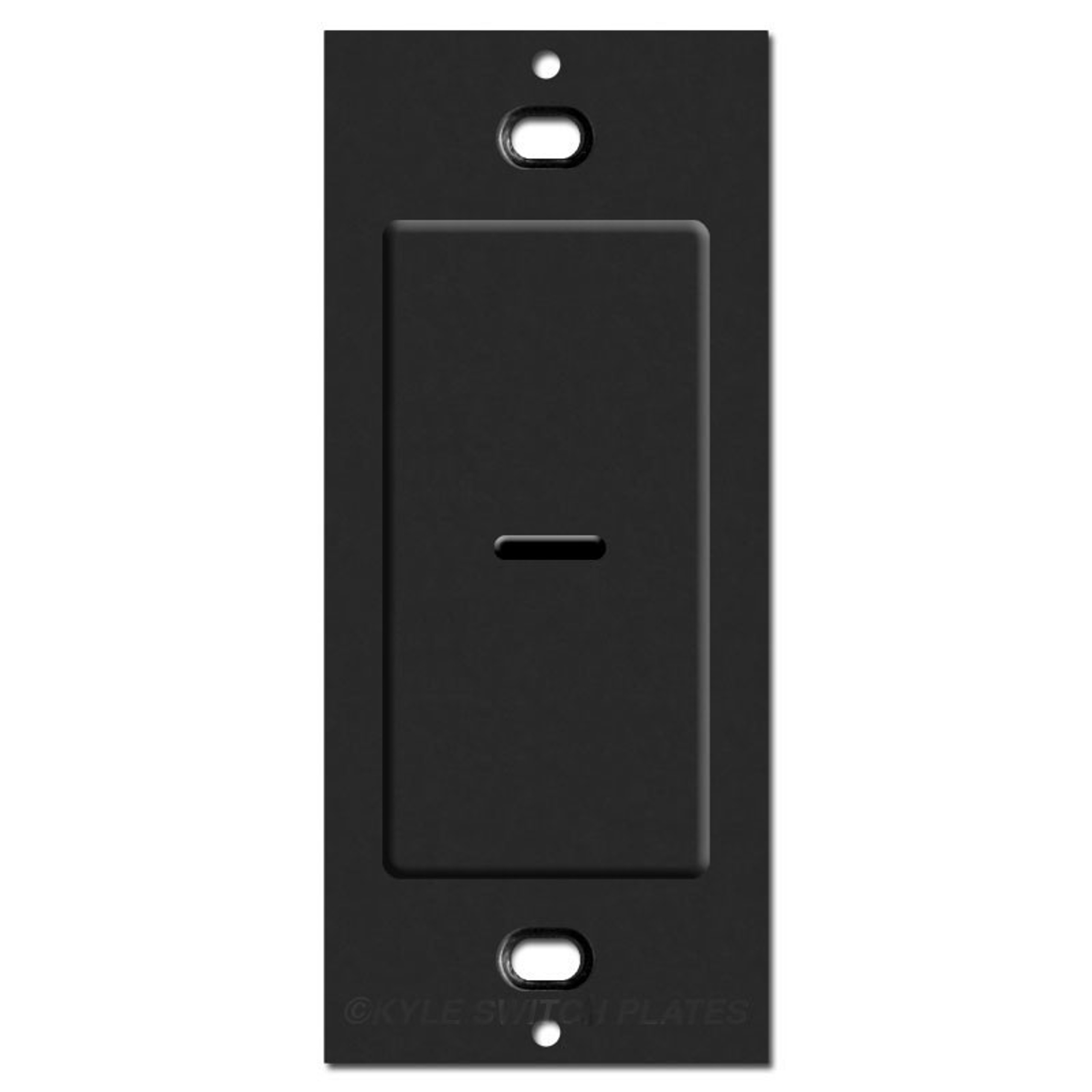 Touch Plate 1 Button Ultra Low Voltage Switch Black