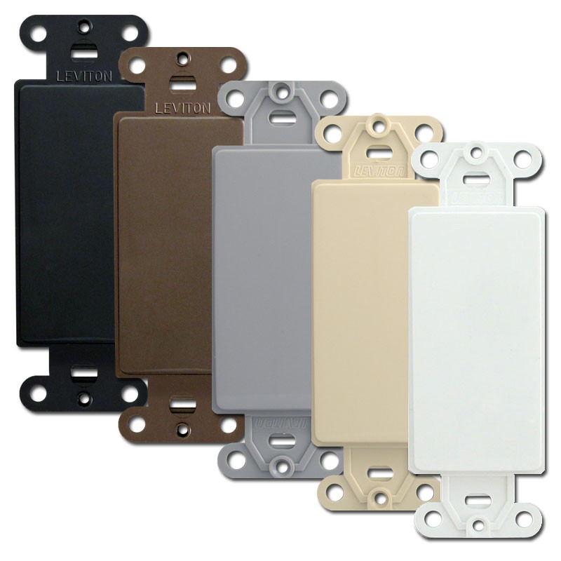 Toggle to Blank Switch Plate Filler Inserts Leviton 80700