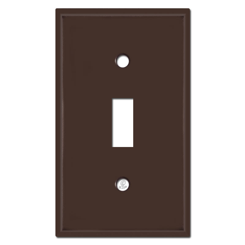 1 Toggle Switch Cover Plates - Light Almond