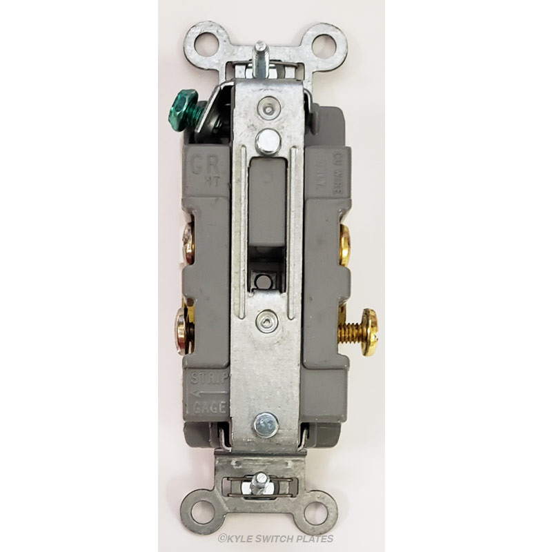 Light Almond 20A Duplex Outlet Wall Socket | Kyle Switch Plates