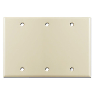 Ivory Blank Wall Cover Plates