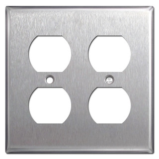 Stainless Steel Receptacle Outlet Wall Plates