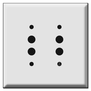 Double Pushbutton Switch Plates | Kyle Switch Plates
