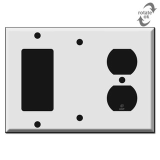 Duplex Blank Decora Wall Switch Covers | Kyle Switch Plates