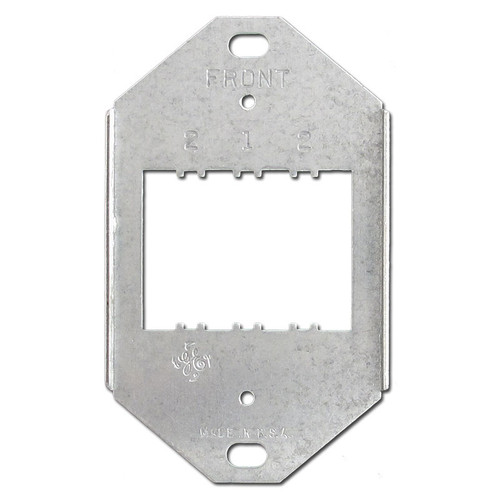 Bracket Mount Switch Plates For 2 Ge Low Voltage Switches White