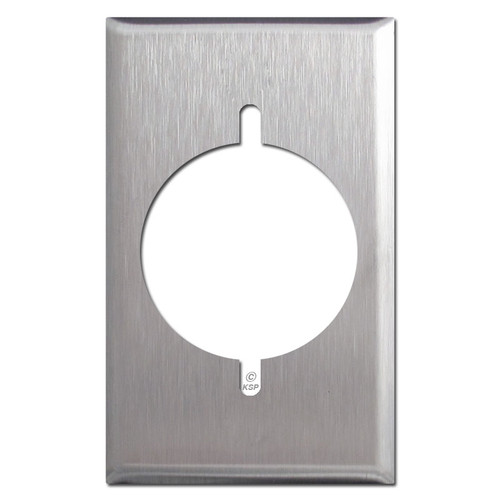 1 Gang 2.125'' Power Outlet Cover Plate for Range or Dryer
