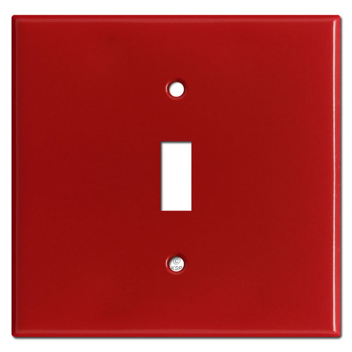 Red Toggle Switch Plate Covers Made In Usa Kyle Switch Plates