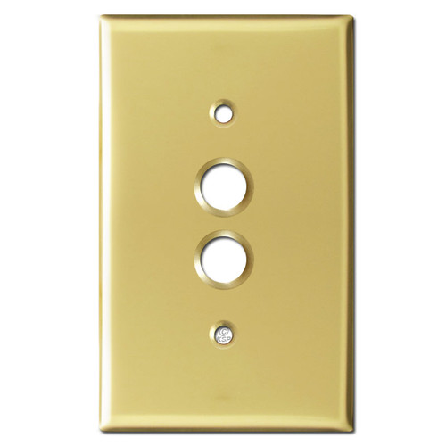 One Decora One Push Button Switch Plate Cover Polished Chrome