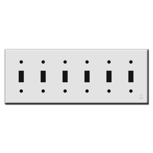 White Plastic One Toggle Light Switch Plates Kyle Switch Plates