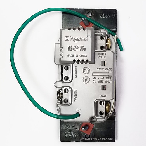 Universal Light Dimmer Switches ELV LED CFL Legrand - Tri Color