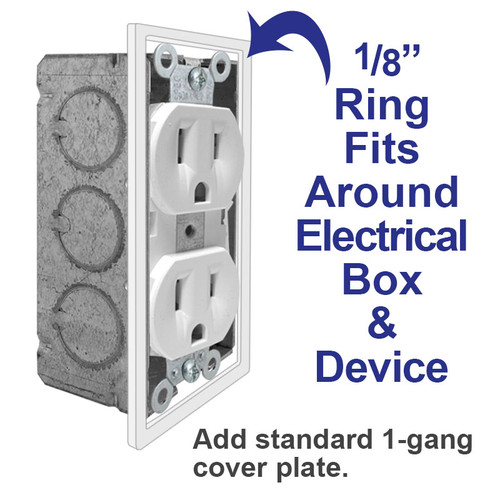 Depth Ring Wall Plate Extenders - 1 Gang | Kyle Switch Plates