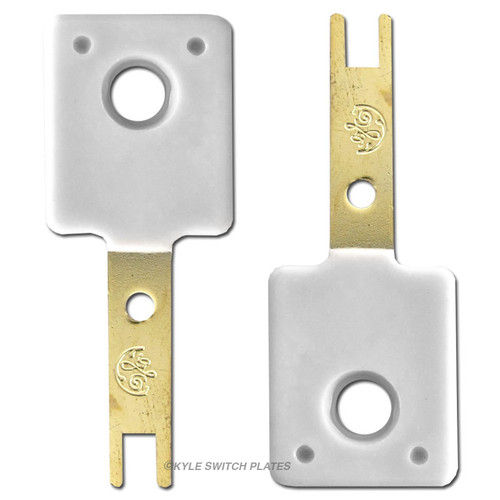 GE Low Voltage Key Lock Switch 24V Momentary RS237K - Gray