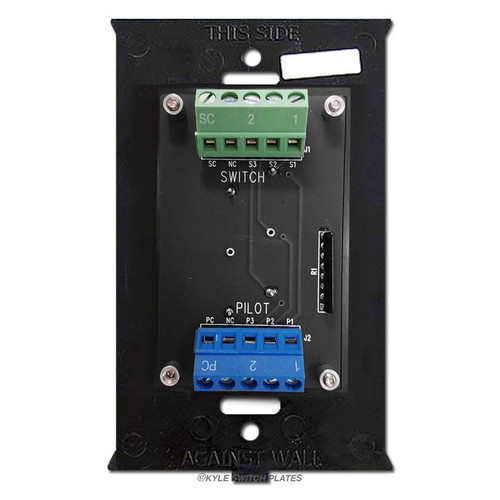Touch Plate Mystique 2 Led Low Voltage Switch Almond