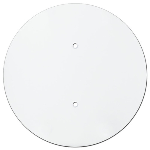 Round Blank Ceiling Outlet Cover For 4 Electrical Box White