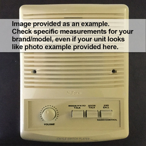 Indoor NuTone Intercom Station Box Cover 7.5'', Screws 4.5''