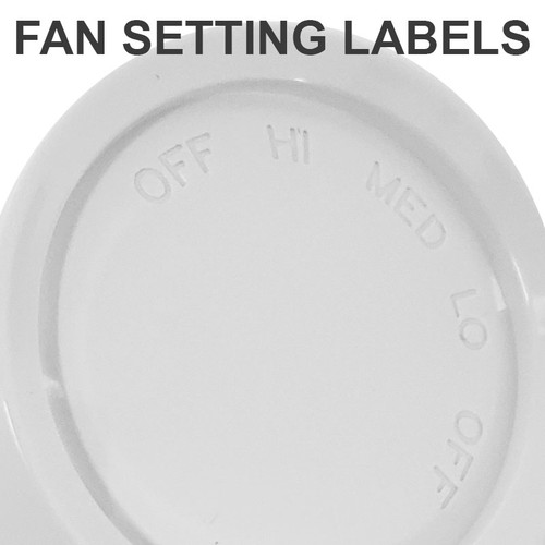 Lutron Rotary Fan Speed Control Knob Replacement - Hi Med Lo Off