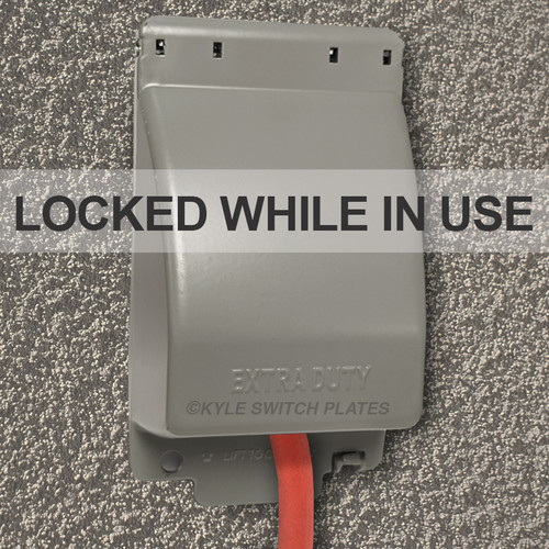 Metal Vertical Locking In-Use Outdoor Switch & Outlet Cover 7-in-1