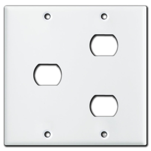 Ge Replacement 3 Switch 2 Gang Despard Low Volt Wall Plate Set