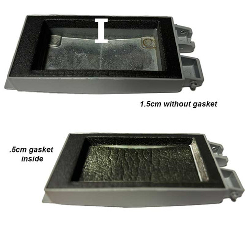 Outdoor 4-Duplex Hinged Weather-Safe Cover Plates