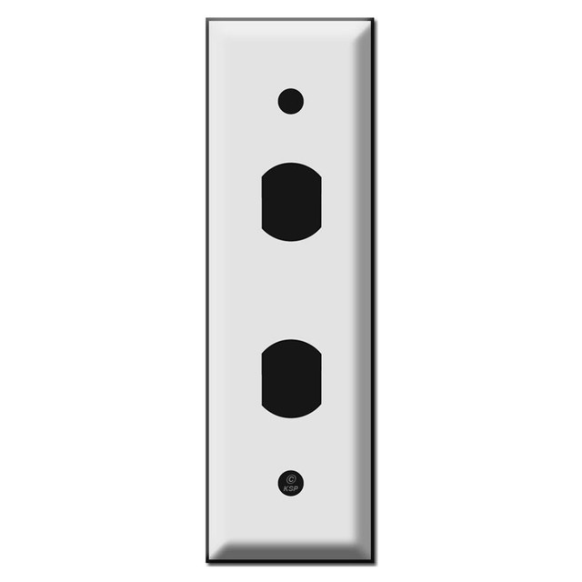 Tandem & Sideways Wall Switch Plates for Side-by-Side Outlet & Device