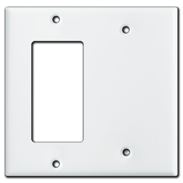 White Decora Rocker Switch Plates And Gfi Outlet Covers Usa