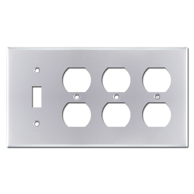 Short Engraved Light Switch Wall Plate Name Tags - Adhesive Back
