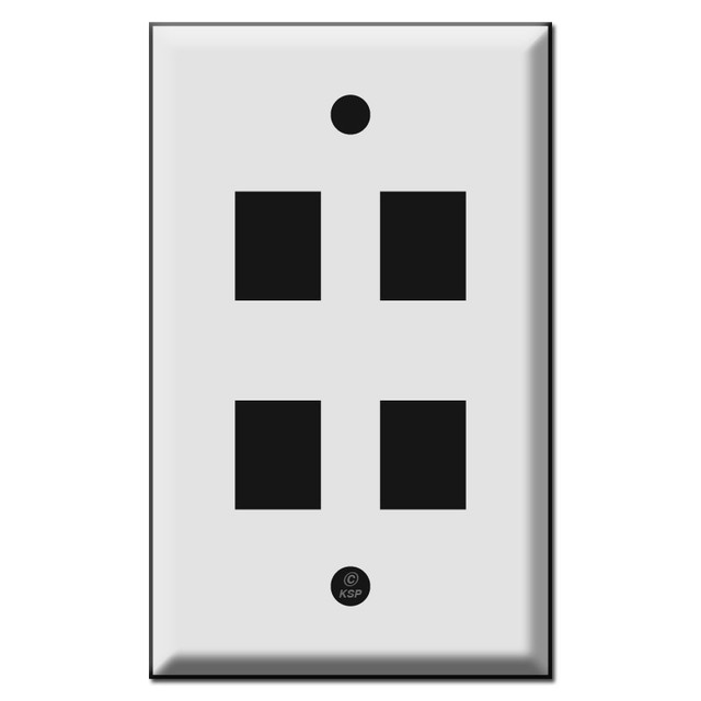 Cable Switch Plates, Wall Phone Jack Cover Plates