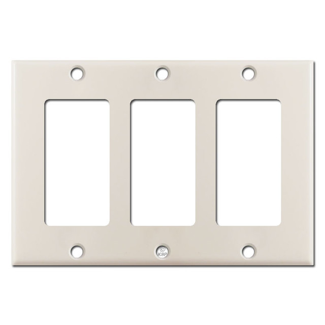 3 Decora Rocker GFCI Switch Plate Cover - Black