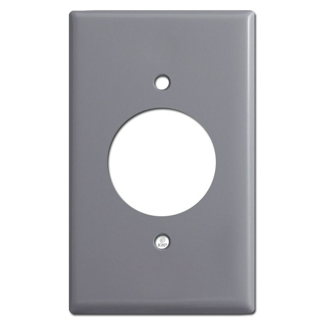 Gray Outlet Cover Plates for Electrical Sockets - Kyle Switch Plates