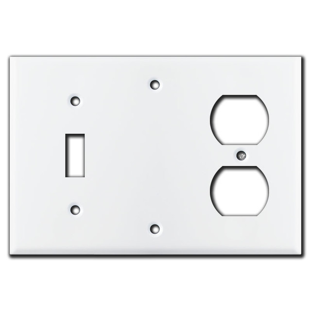 1.62'' 220 Twist Lock Outlet + Blank Cover Plate | Kyle Switch Plates