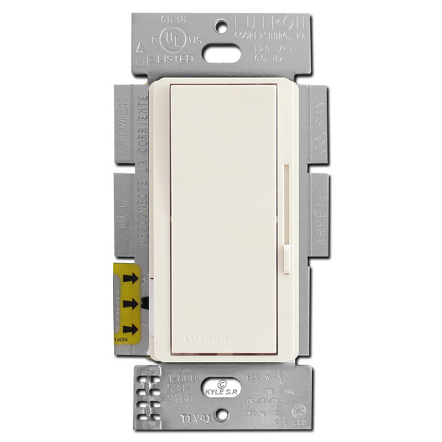 Lutron Diva Dimmer Switches for CFL & LED Light Bulbs DVCL-153P