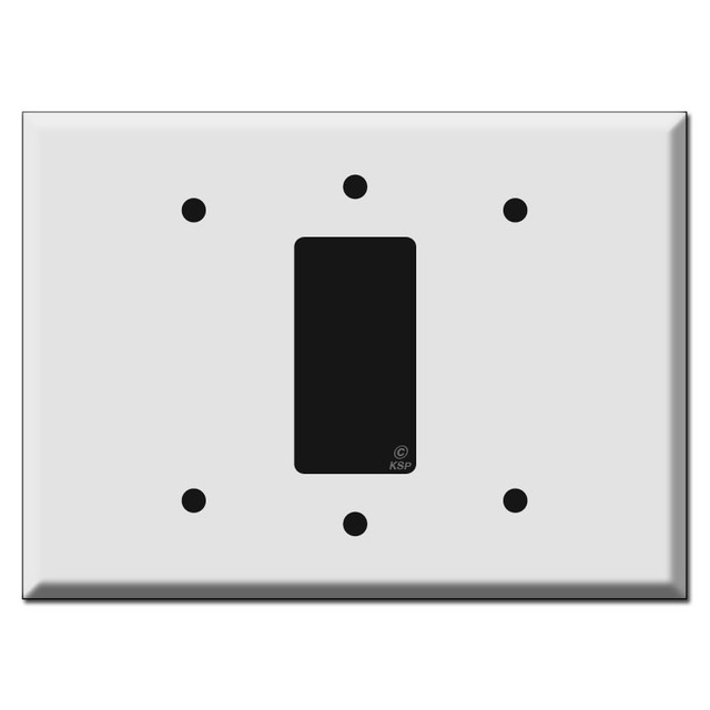 Ultra Large 7.5'' Oversized Decora Rocker Switch Wall Plates - USA Made