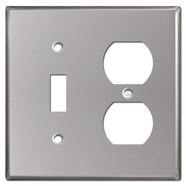 Polished Stainless Steel Wall Plates | Kyle Switch Plates