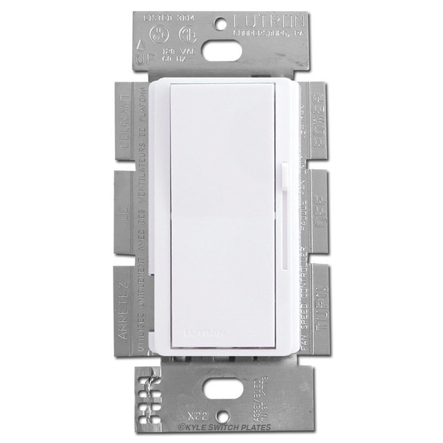 White Ceiling Fan Control Switches for Comfort & Savings