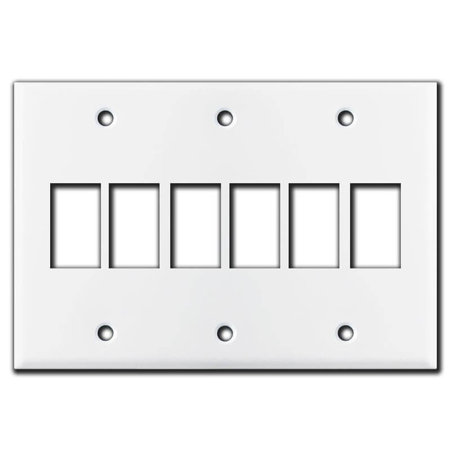 Craftsman Style Wall Plate Covers in White - Kyle Design