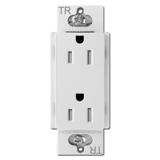 Nickel Outlet Receptacle - Decor Tamper Resistant 15A 885TR
