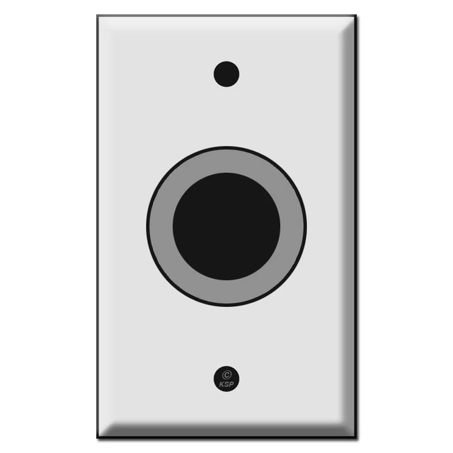 Split AV Cables Switch Plates with 1'' Opening, Rubber Grommet
